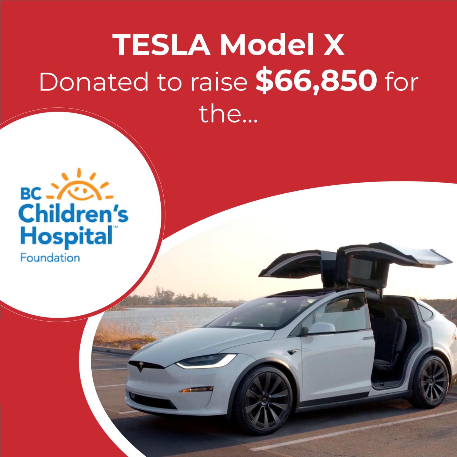 Tesla Model X Sparks Huge Donation for Kids' Hospital - Donate A Car